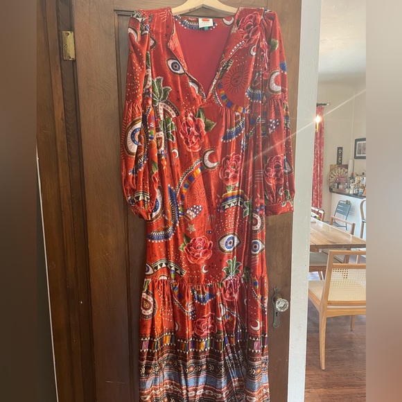 FARM Rio | Dresses | Farm Rio Velvet Dress | Poshmark